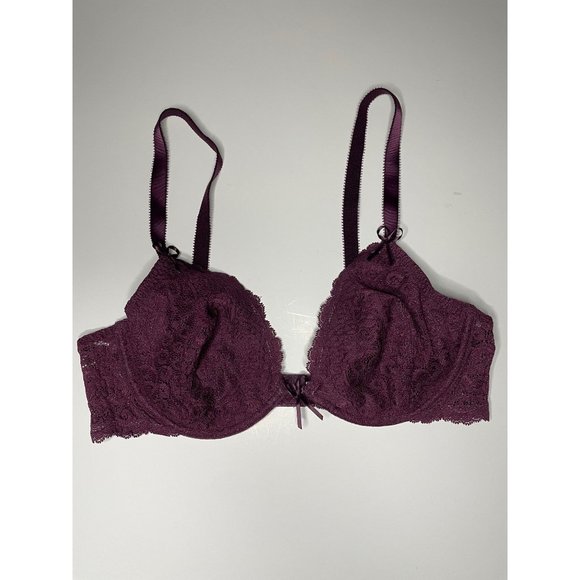 Victoria's Secret | Intimates & Sleepwear | Maroon Lace Victorias ...